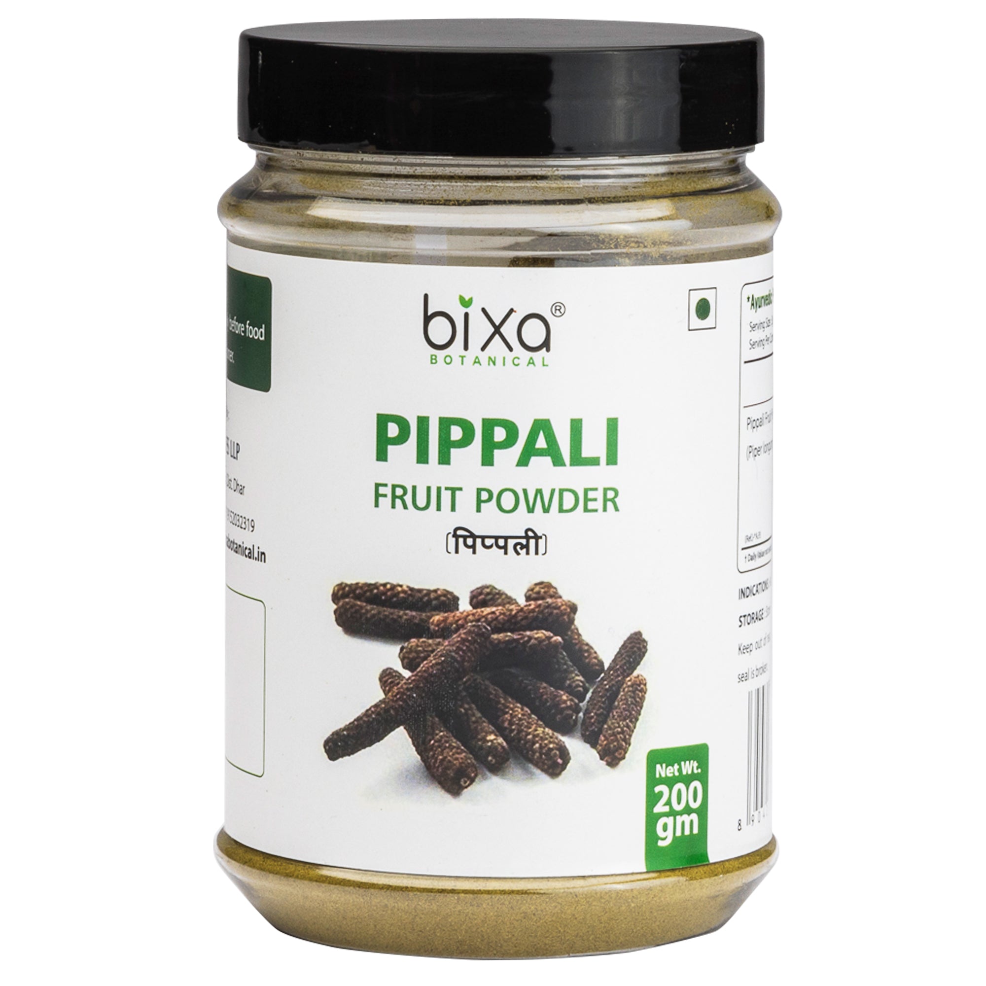 Bixa Botanical Pippali mool Powder Piper longum - Swadesii