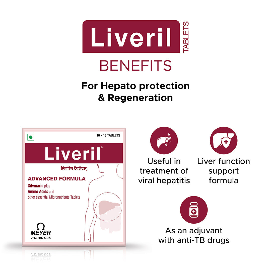 Vitabiotics Liveril - 15 tabs - Swadesii