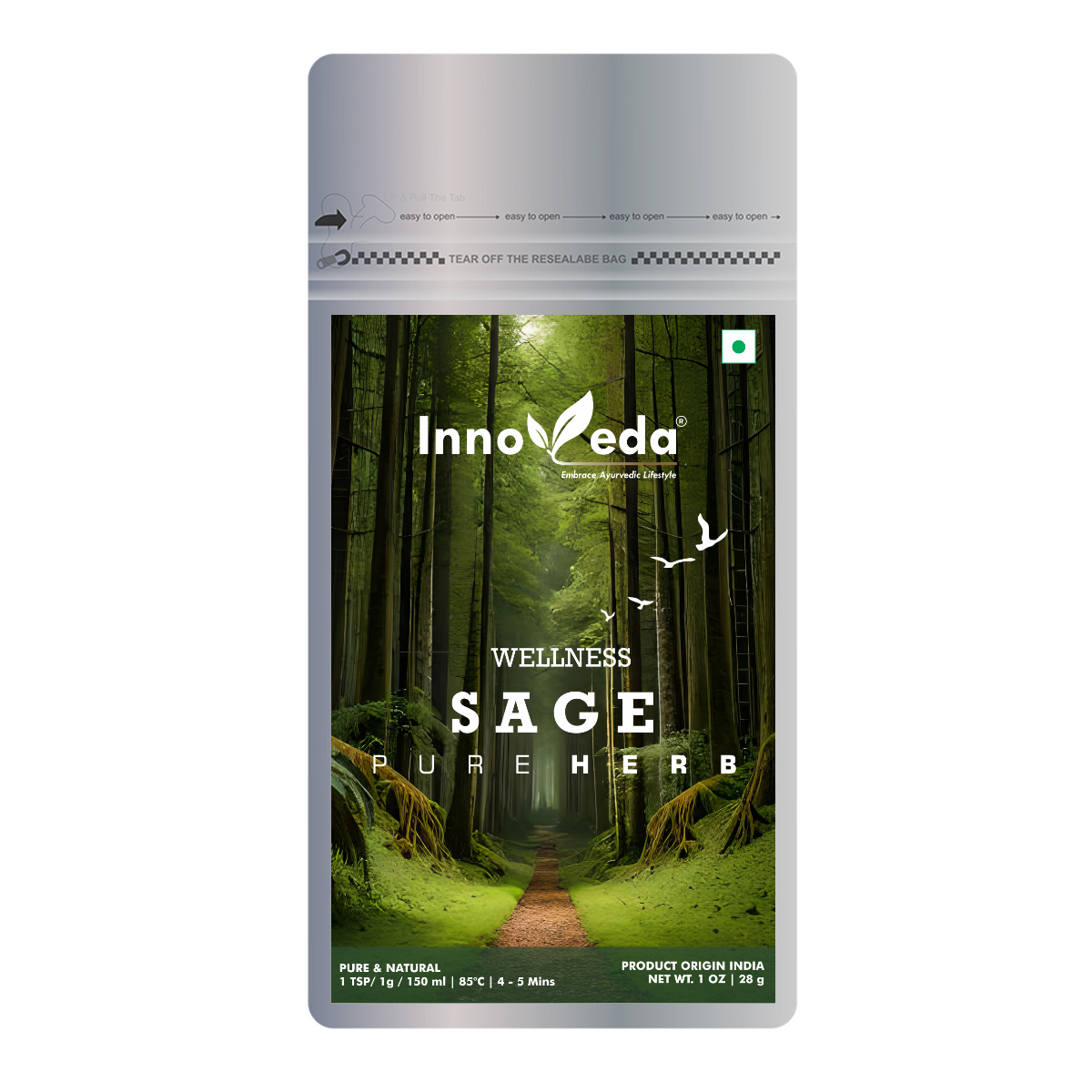 Innoveda Holy Sage Leaves - 28 gms - Swadesii