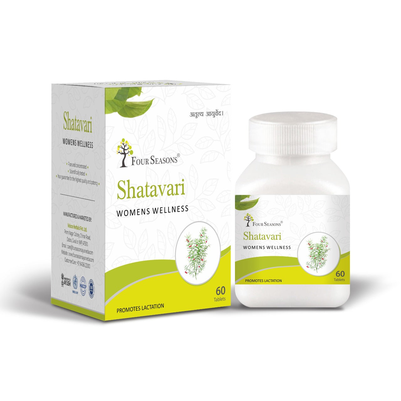 Four Seasons Shatavari - 60 tabs - Swadesii