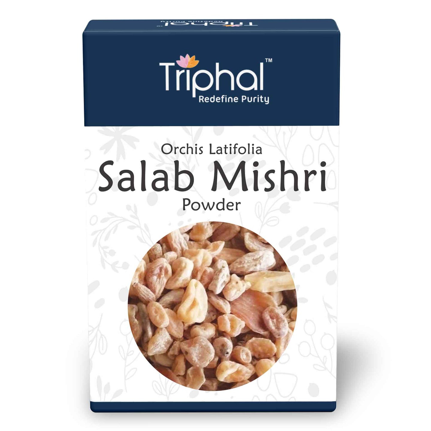 Triphal Salab Mishri Powder Salam Misri Churn Orchis Latifolia - 50 gm ...