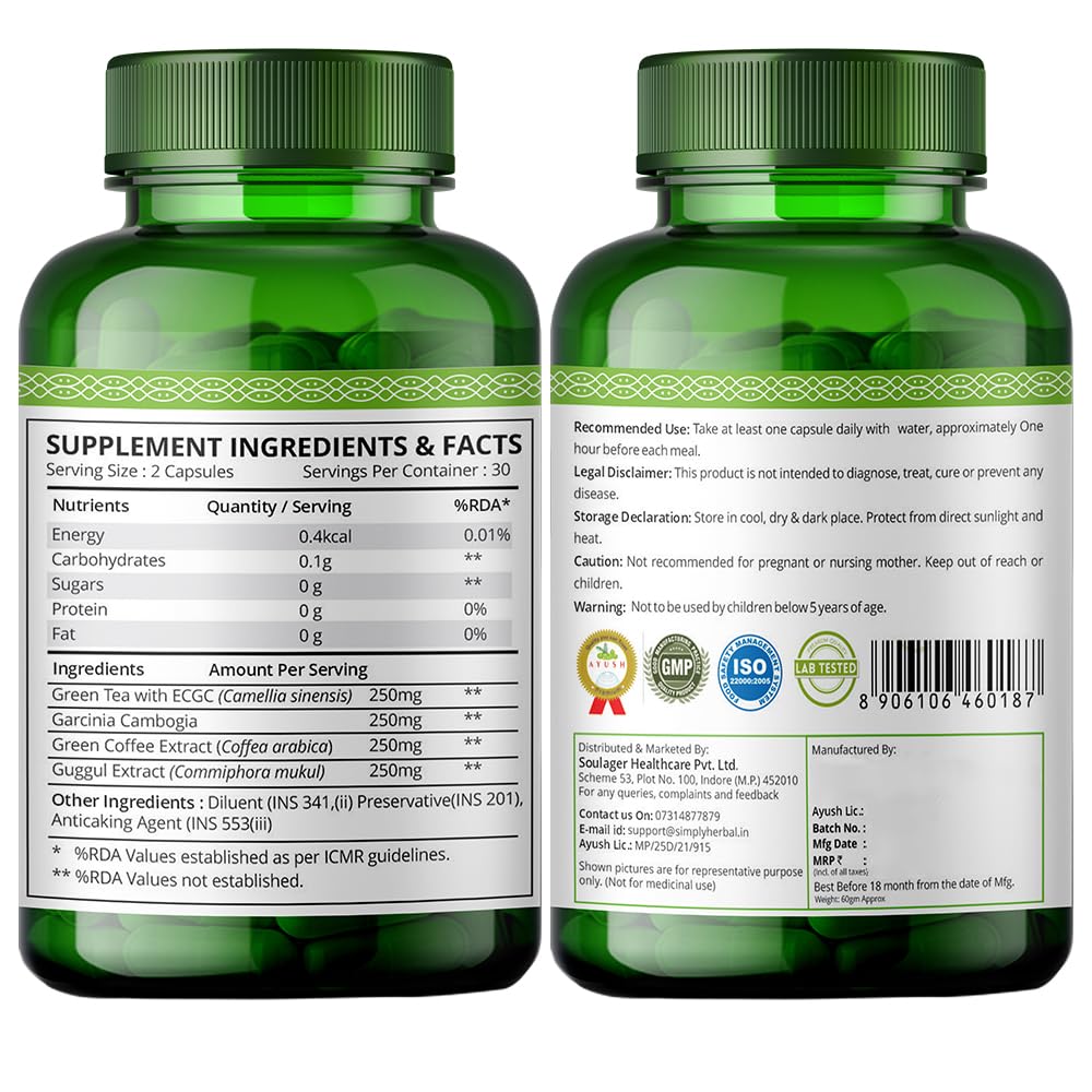 Simply Herbal Advanced Keto USA Formulated 1000mg - 60 tabs - Swadesii