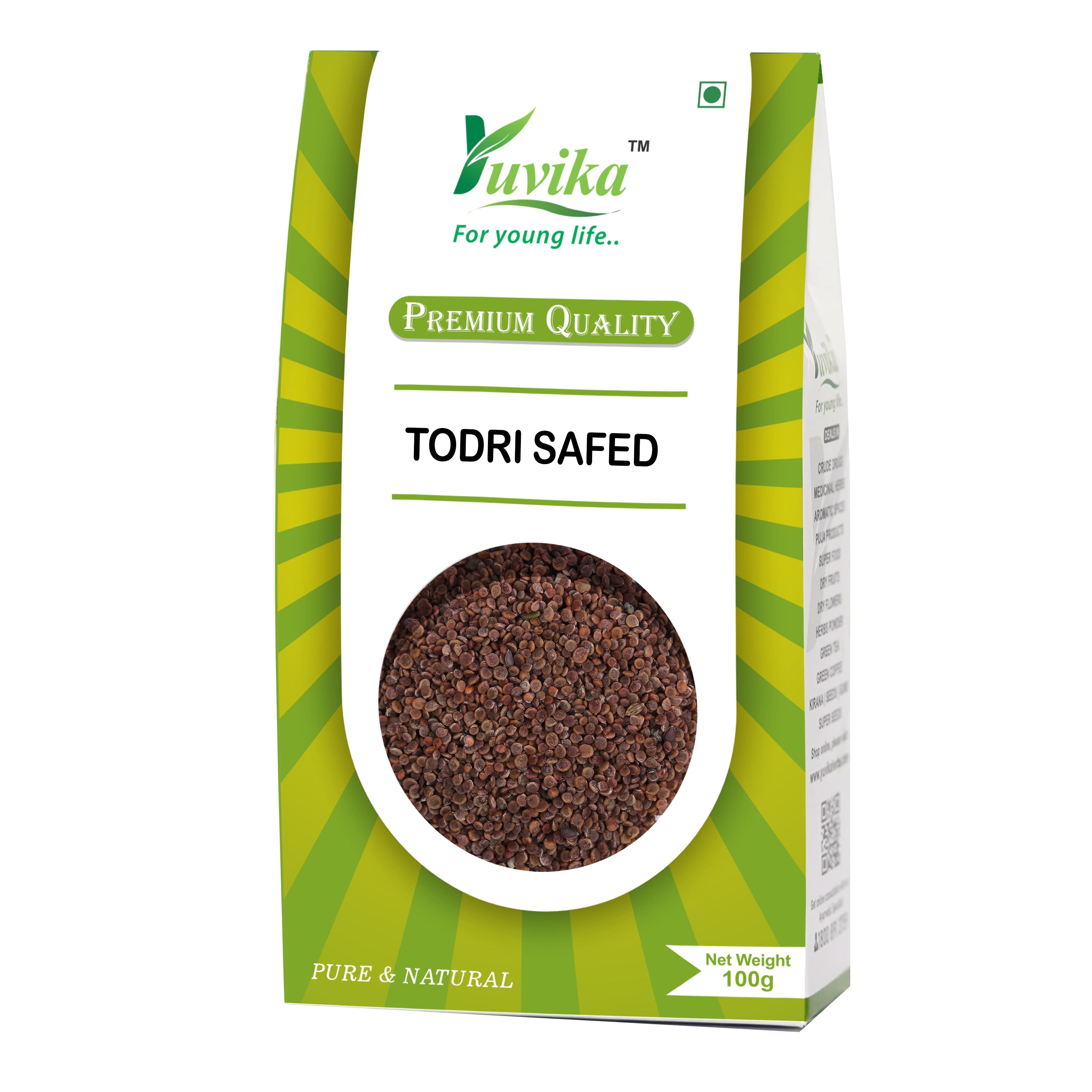 Yuvika Todri Safed - Tudri Safed Beej - Lepidium iberis - 100gms - Swadesii