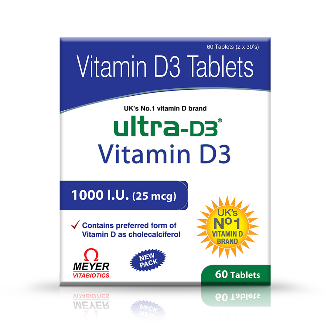 Vitabiotics Ultra D3 Tablets - 60 tabs - Swadesii