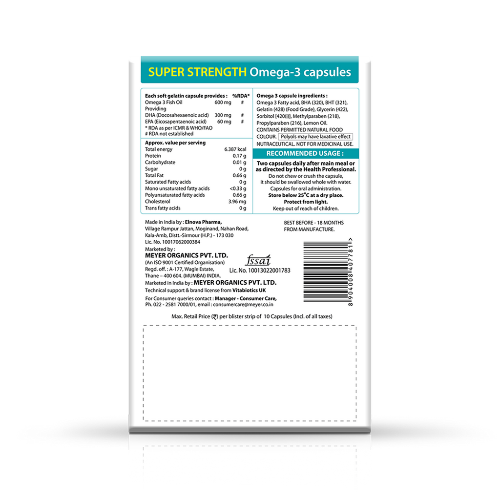 Vitabiotics Ultra Omega-3 - 60 tabs - Swadesii