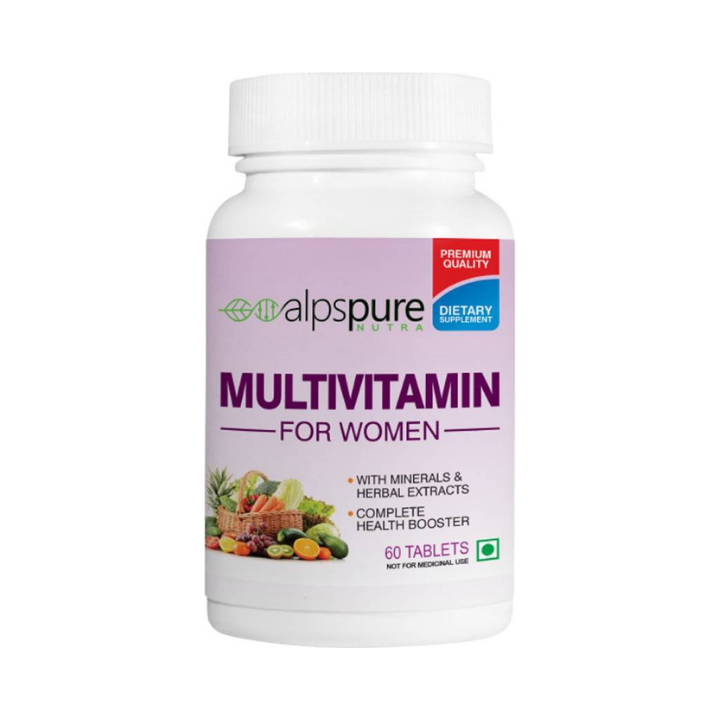 Alpspure Nutra Multivitamin For Women - 60 tabs - Swadesii