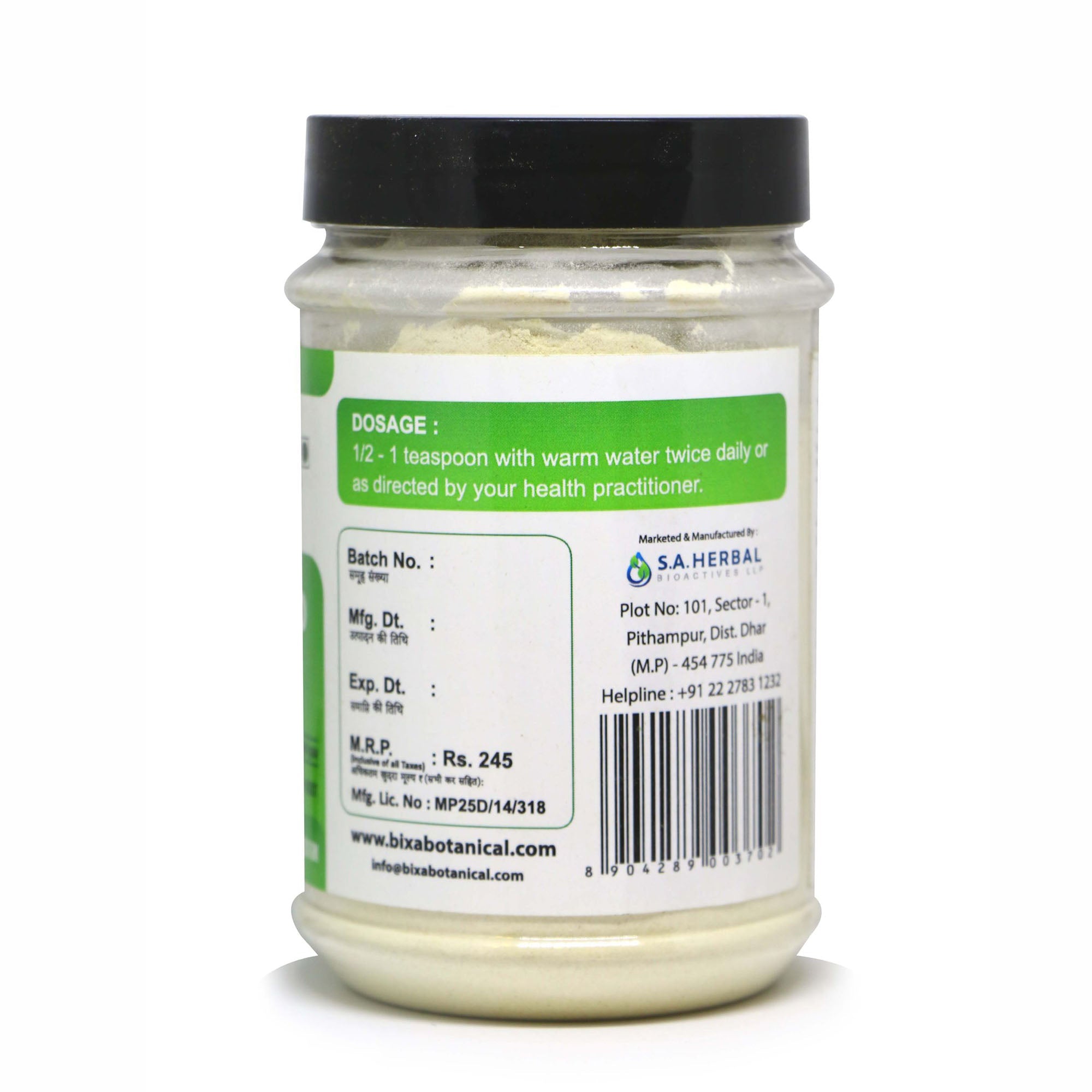 Bixa Botanical Vidarikand Powder Pueraria tuberosa - Swadesii