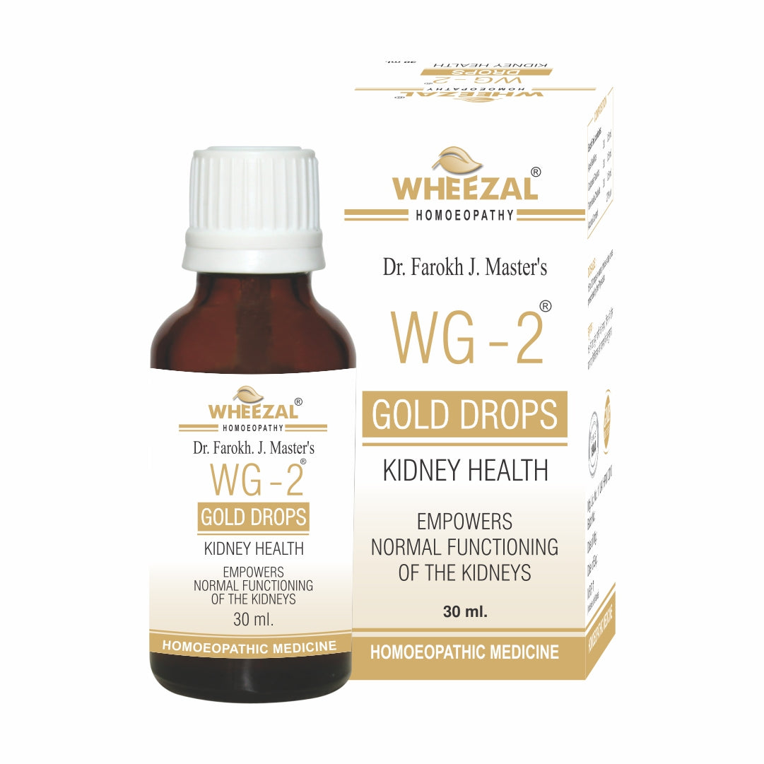 Wheezal Homeopathy WG-2 Gold Drops - Swadesii