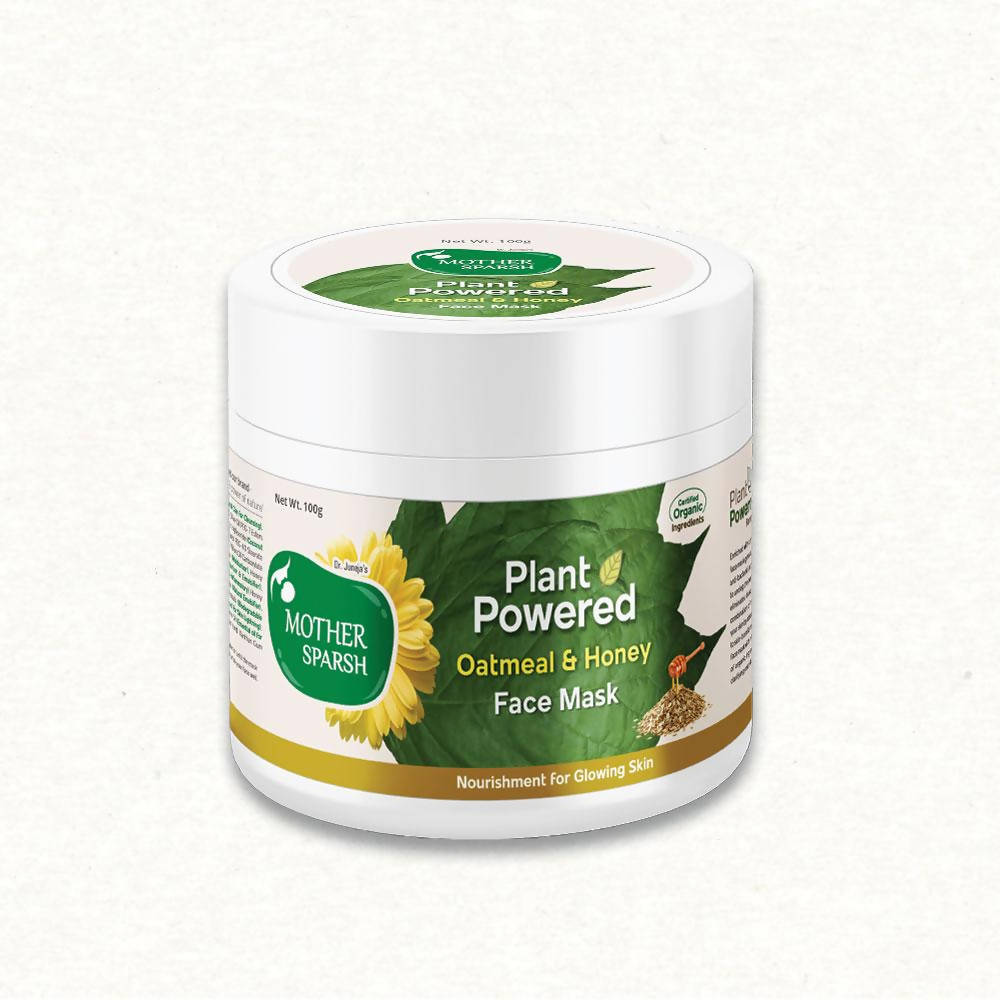 Mother Sparsh Plant Powered Oatmeal & Honey Face Mask - 100 gms - Swadesii