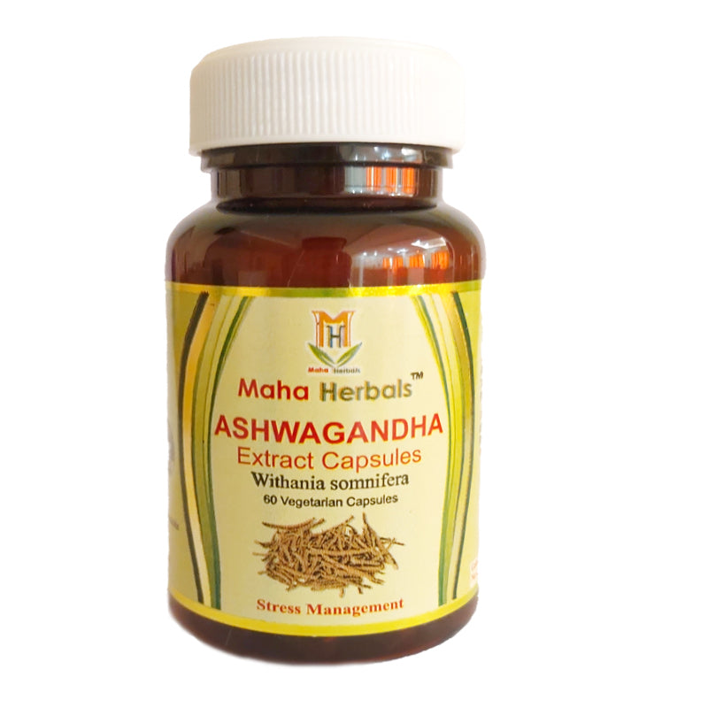 Maha Herbals Ashwagandha Extract Capsules - 60 - Swadesii