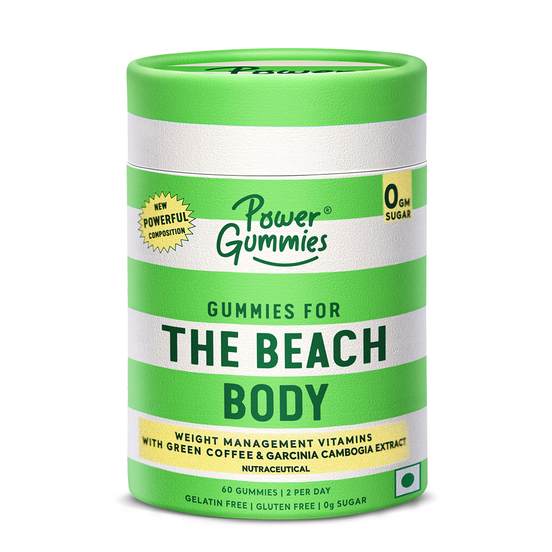 Power Gummies The Beach Body Gummies - 60 Gummies - Swadesii