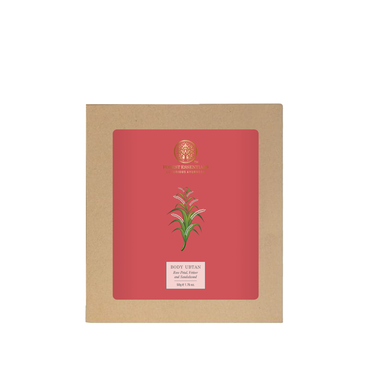 Forest Essentials Body Ubtan Rose Petal, Vetiver and Sandalwood - Swadesii