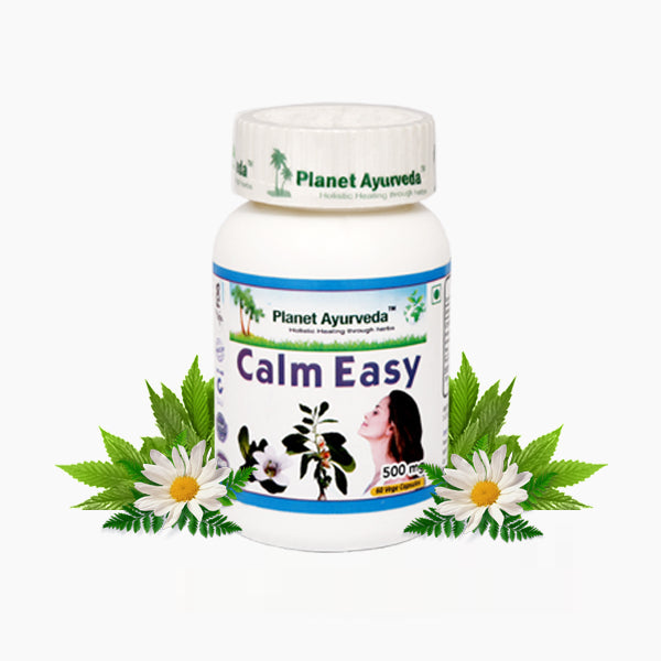 Planet Ayurveda Calm Easy Capsules - 60 tabs - Swadesii