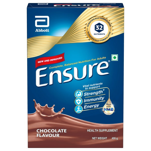 Ensure Nutritional Powder - Chocolate Flavor Supplement - Swadesii