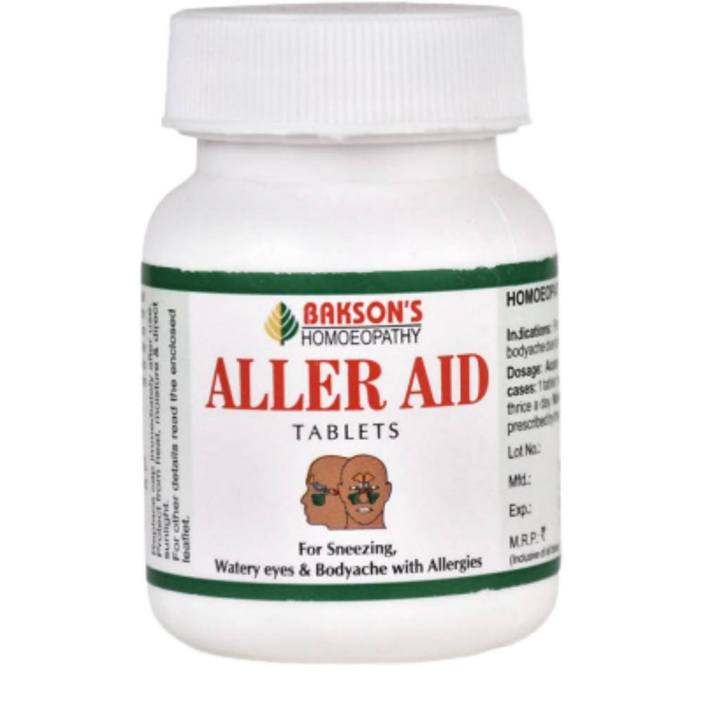 Bakson's Aller Aid Tablets - Swadesii