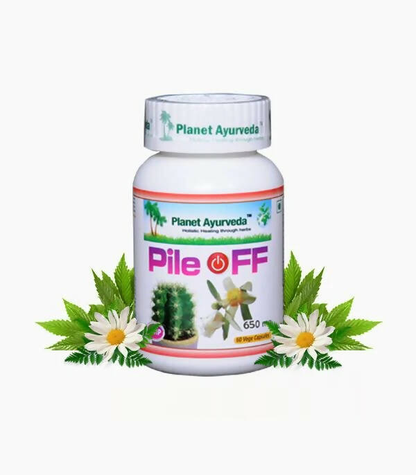 Planet Ayurveda Pile Off Capsules - 60 tabs - Swadesii