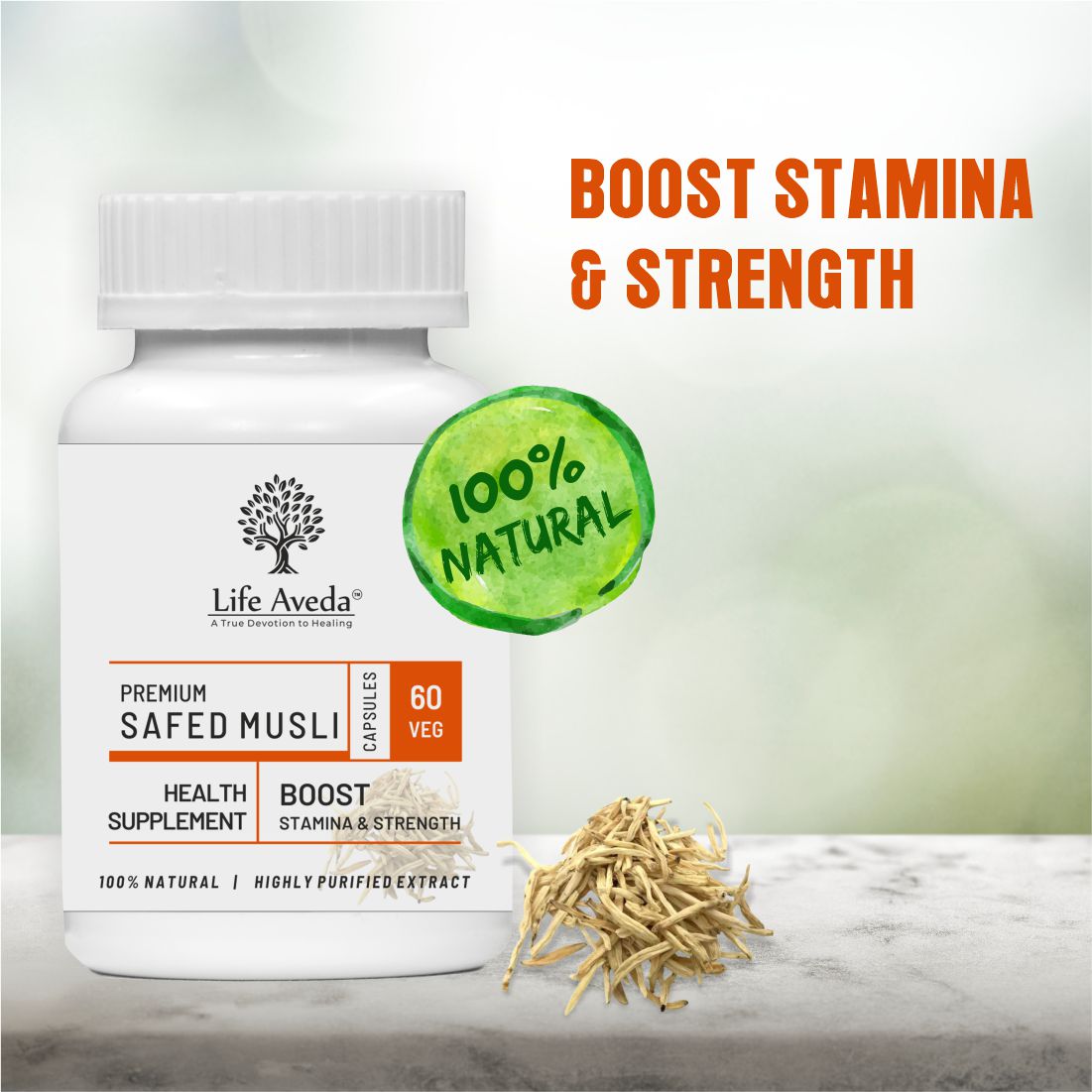 Life Aveda Daily Herbal Wellness Capsules – 60 Capsules - Swadesii