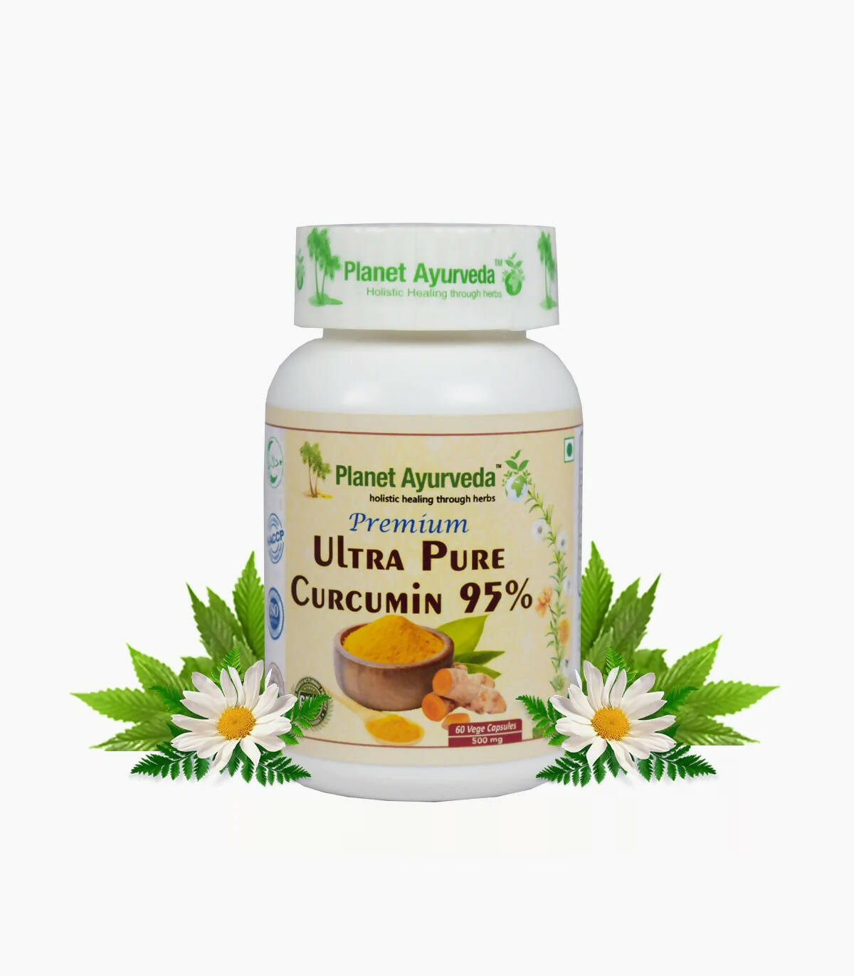 Planet Ayurveda Premium Ultra Pure Curcumin 95% Capsules - 60 tabs ...