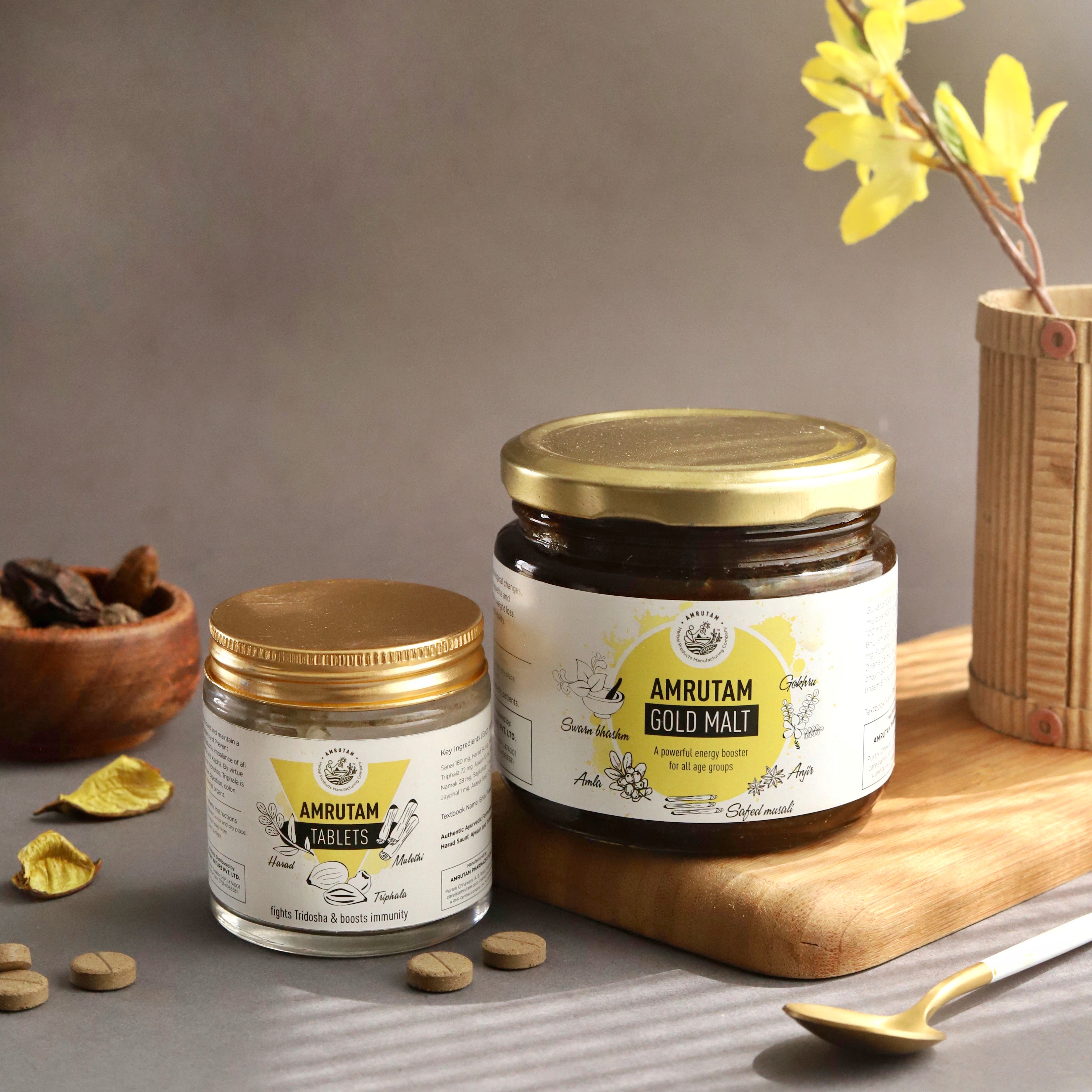 Amrutam Gold Malt And Tablets - Swadesii